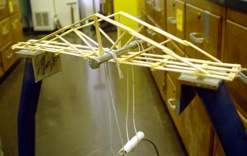 Toothpick bridges teach practical application of knowledge - North ...