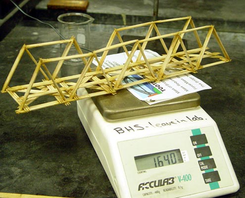 Toothpick bridges teach practical application of knowledge - North ...