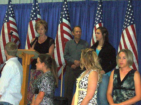 Brandy Landon named first recipient of Richard & Jayne Deweese Patriot ...