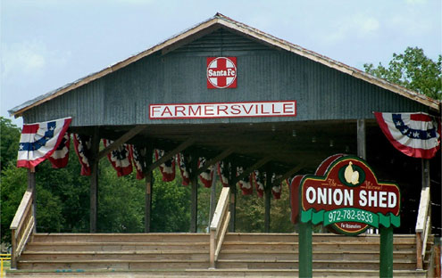 Historical marker dedicated for Farmersville Onion Shed - North Texas e ...