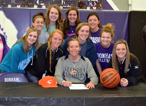 Bonham's Madison Porter signs with Neosho Community College - North ...