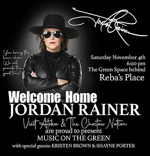 Jordan Rainer, contestant on The Voice , to perform in Atoka at Music ...