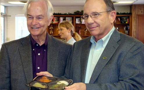 Local mayors help battle senior hunger on Mayors for Meals Day - North ...