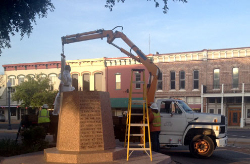 Statue of James Butler Bonham restored - North Texas e-News