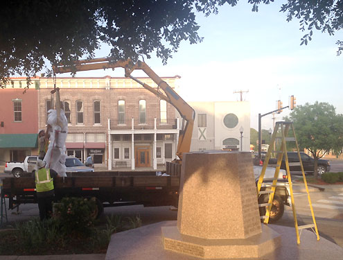 Statue of James Butler Bonham restored - North Texas e-News