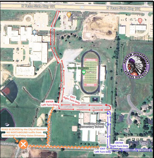 Altered traffic flow around Finley-Oates Elementary beginning March 4 ...