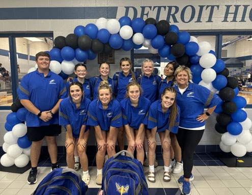 Ector Lady Eagles compete in Detroit Volleyball Tournament - North Texas e-News