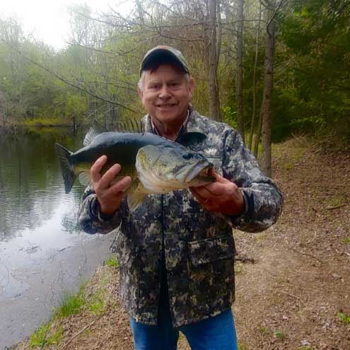 Bass in a backwoods pond - North Texas e-News