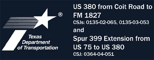 FAQ's: US 380 (Coit Road to FM 1827) & Spur 399 Extension (US 75 to US ...