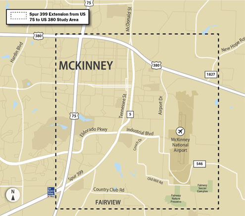 Spur 399 extension from US 75 to US 380 project update - North Texas e-News