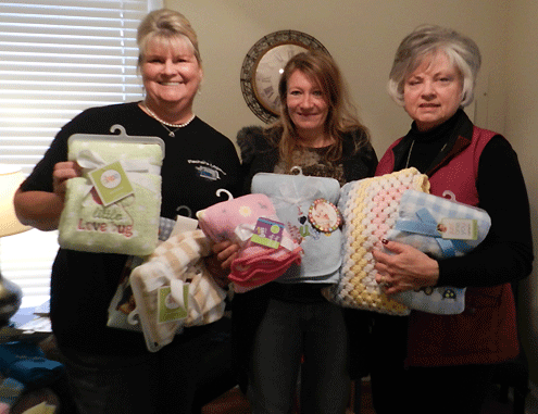 Fannin Pregnancy Care Center receives baby blankets from First United ...