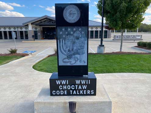 Choctaw Code Talkers Monument dedicated - North Texas e-News
