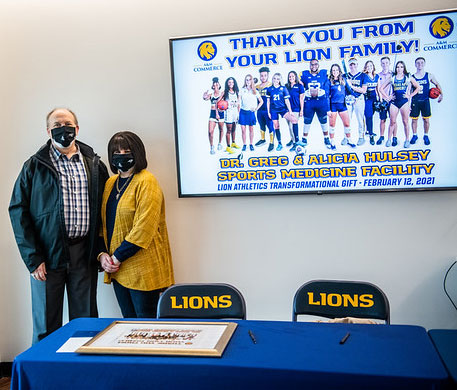 Dr. Greg and Alicia Hulsey recognized for transformational gift - North ...