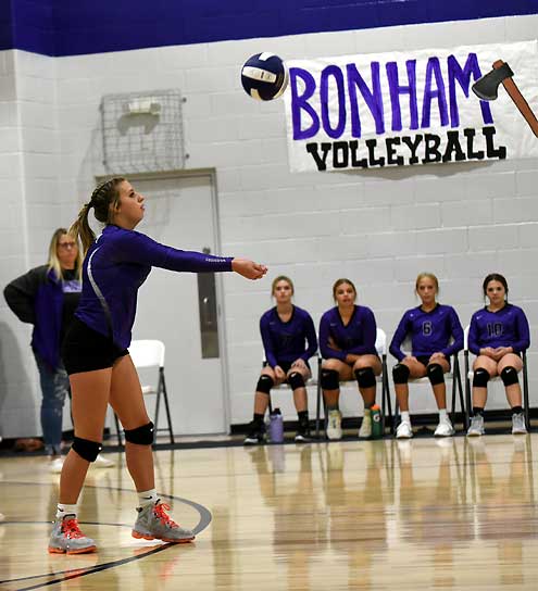 Bonham Lady Indians vs. Pottsboro volleyball photos - North Texas e-News
