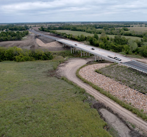 A new route near Ladonia: Merrill Creek bridge is open - North Texas e-News