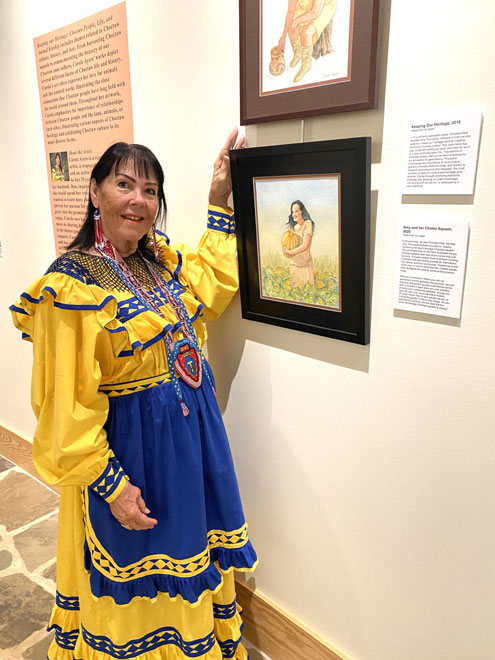 Heritage at heart of Choctaw artist Carole Ayers exhibition - North ...