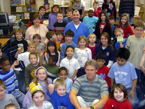 Two area dentists entertain and educate kids at Mohawk Elementary ...