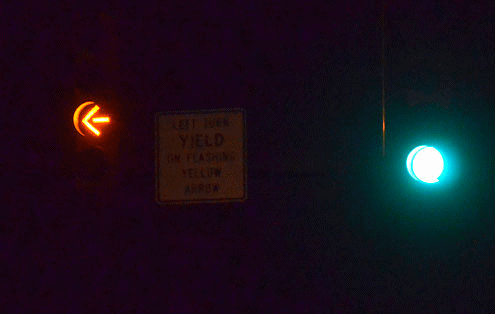 Flashing Green Light Gif