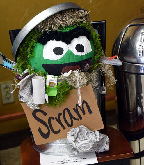 Halloween pumpkins decorate TMC Hospital Bonham Café - North Texas e-News