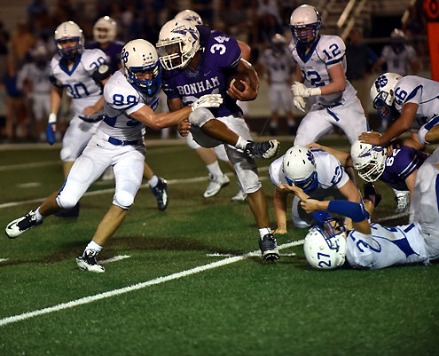 Bonham and Van Alstyne football photos - North Texas e-News