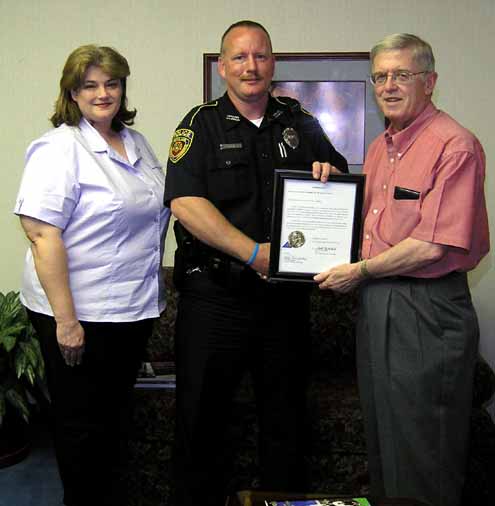 Frazier of A&M University-Commerce Police Department receives ...