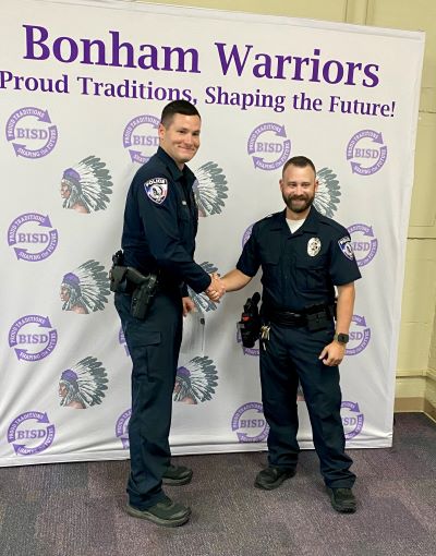 Bryant Smith sworn in as new BISD Police Officer - North Texas e-News